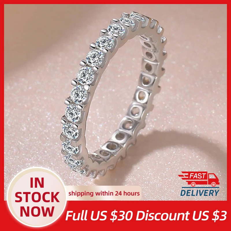S925 Silver Rings For Women Cubic Zirconia Ring Bridal Wedding Engagement Trendy Jewelry|Rings ...