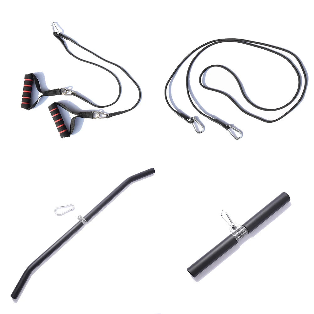 Fitness-Cable-Machine-Attachments-Arm-Biceps-Triceps-Blaster-Handle-Gym ...