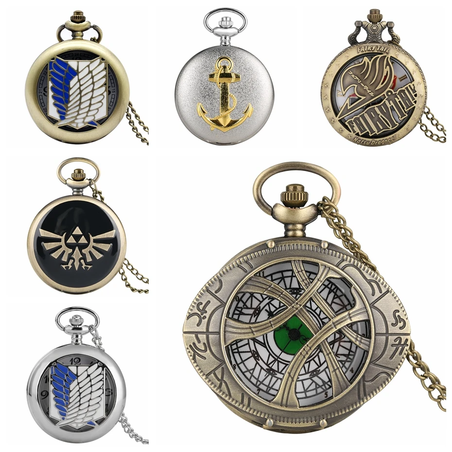Antique Retro Watch New Fashion Men Women Quartz Pocket Watch Chain ...