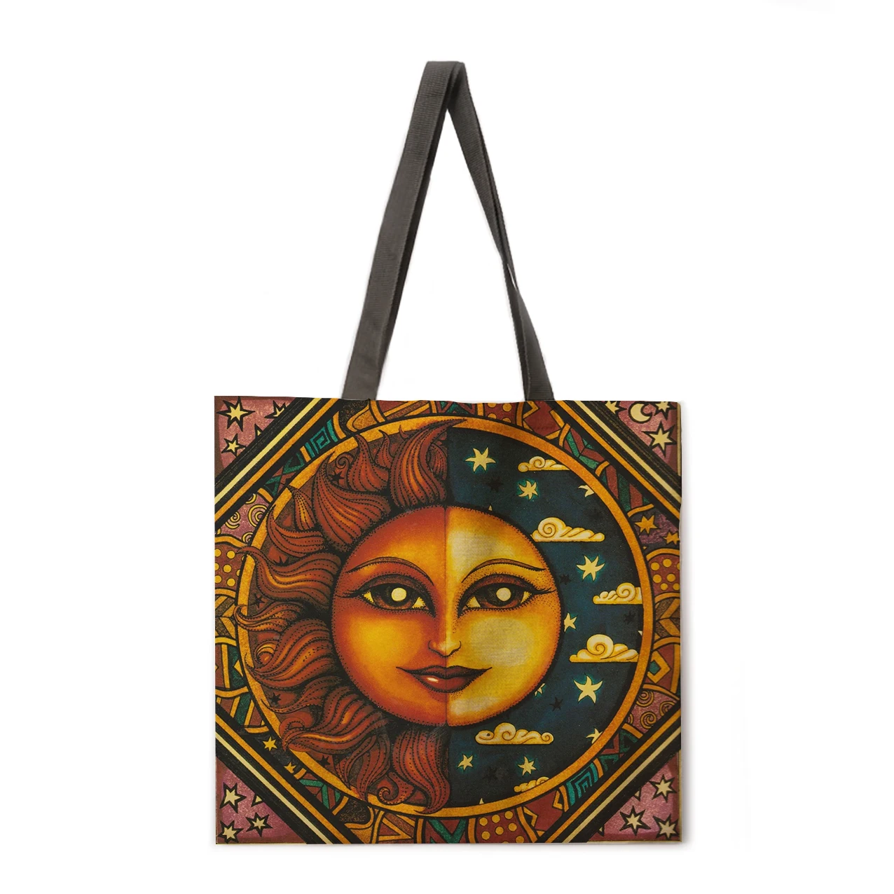Bag Sun Moon | Shopping Bag | Shoulder Bag | Tote Bag | Handbag ...