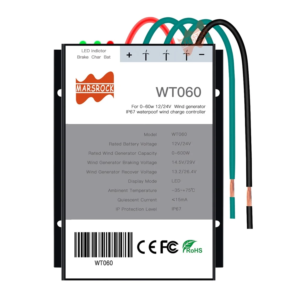 400W-500W-600W-12-24V-wind-turbine-charge-controller-IP67-waterproof-in ...