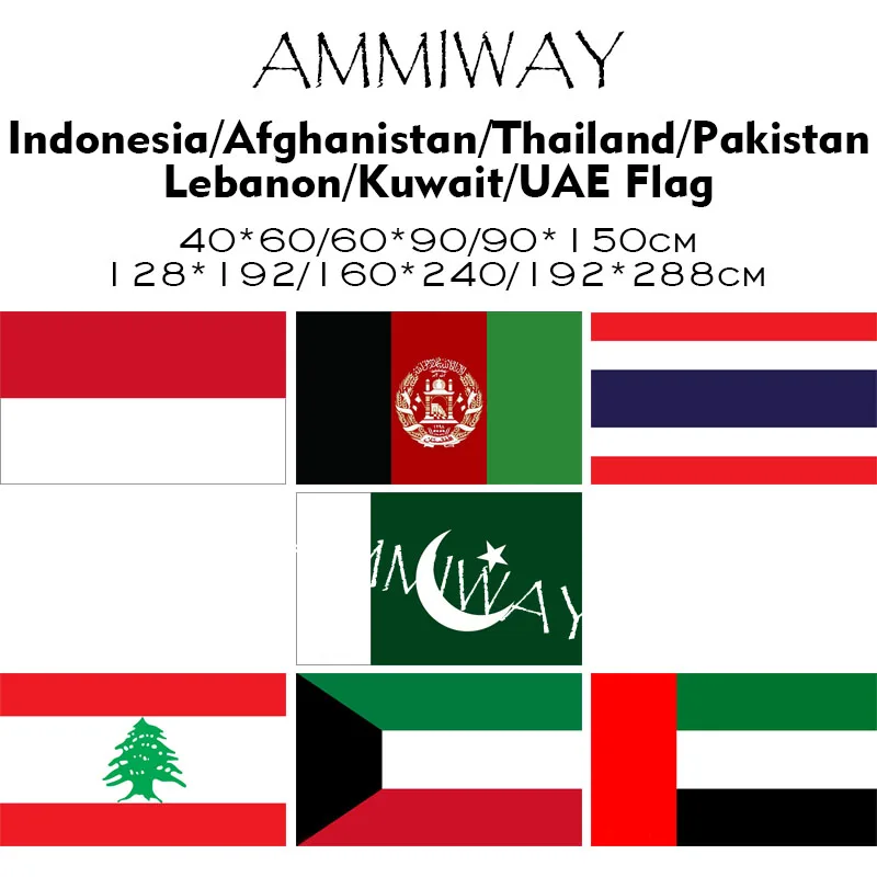 AMMIWAY banderas y pancartas dobles individuales, de cualquier tamaño ...