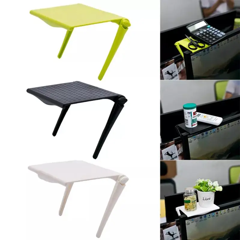 tri Screen laptop Shelf Computer Monitor Riser Desktop tablet holder TV ...