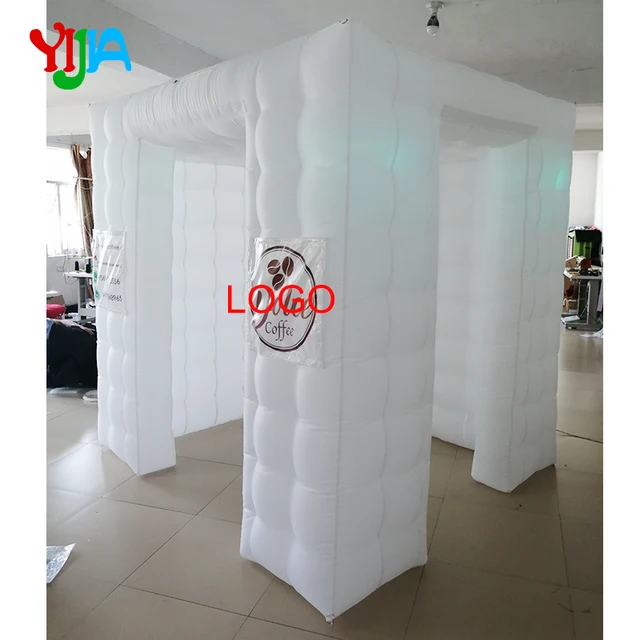 New hot white or Black photo booth rentals inflatable led photo booth ...