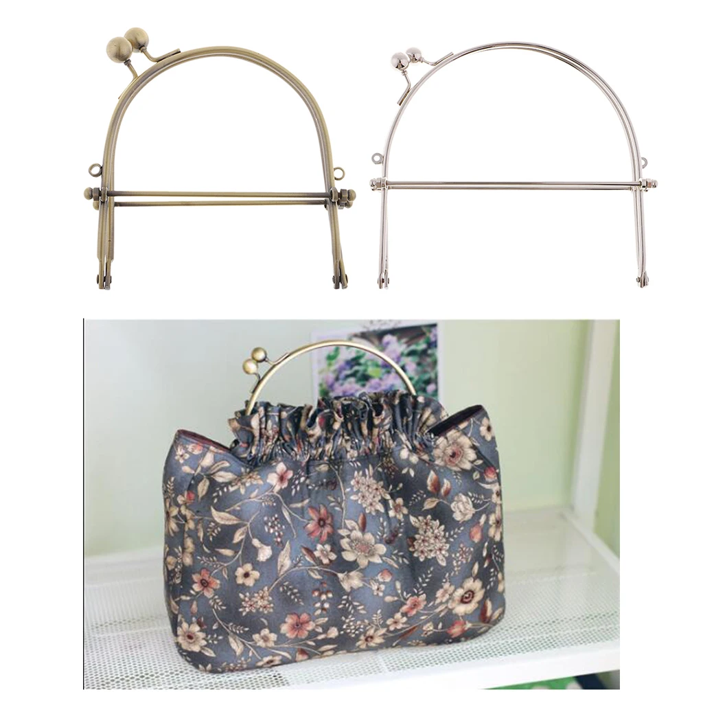 1Pcs Metal Frame Kiss Clasp Arch Lock For Purse Bag Wallet Handbag DIY ...