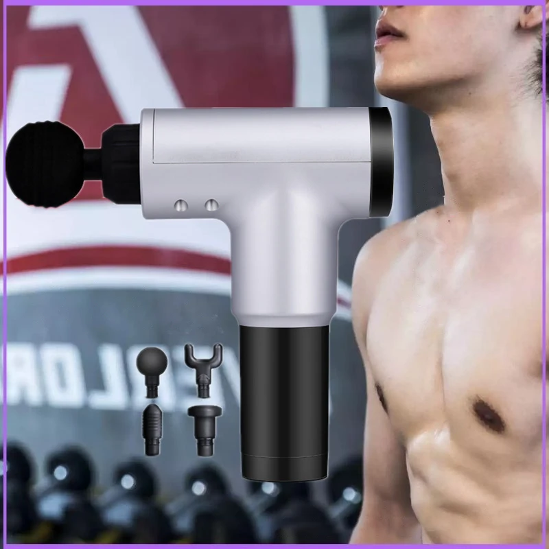 Home Muscle Massager Electric Vibration Massage Gun Therapy Fitness Gym ...