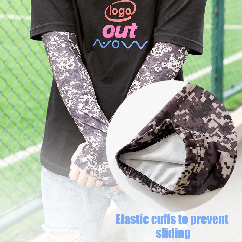 Manchon Bras,1 paire de manchons de bras de sport sur la main ...