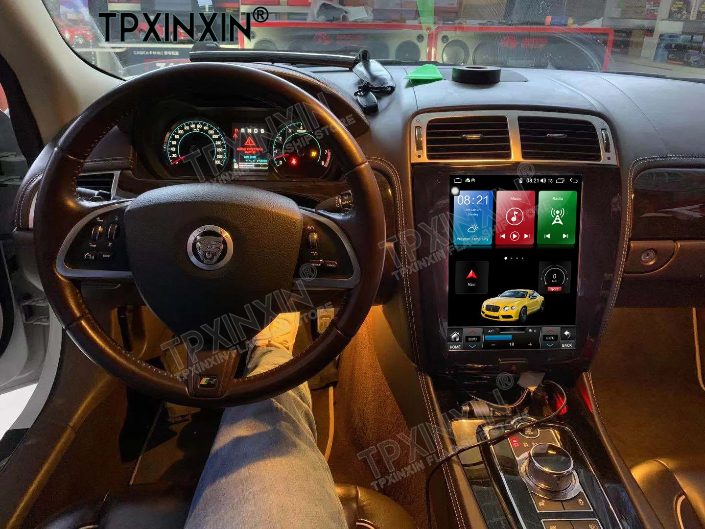 Android-Tesla-Stereo-Autoradio-Central-Multimidia-for-Jaguar-XK-XKR-XKR ...