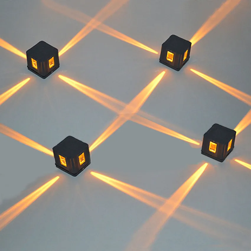 IP65-Waterproof-Square-Wall-Light-LED-Spot-Light-Cross-Star-Lamp ...