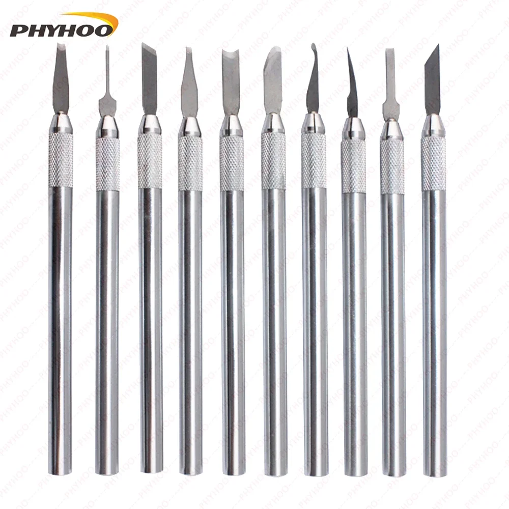 10 Pcs Wax Carving Knife Kit Sculpture Blade Wax Pottery Clay Sculpting ...