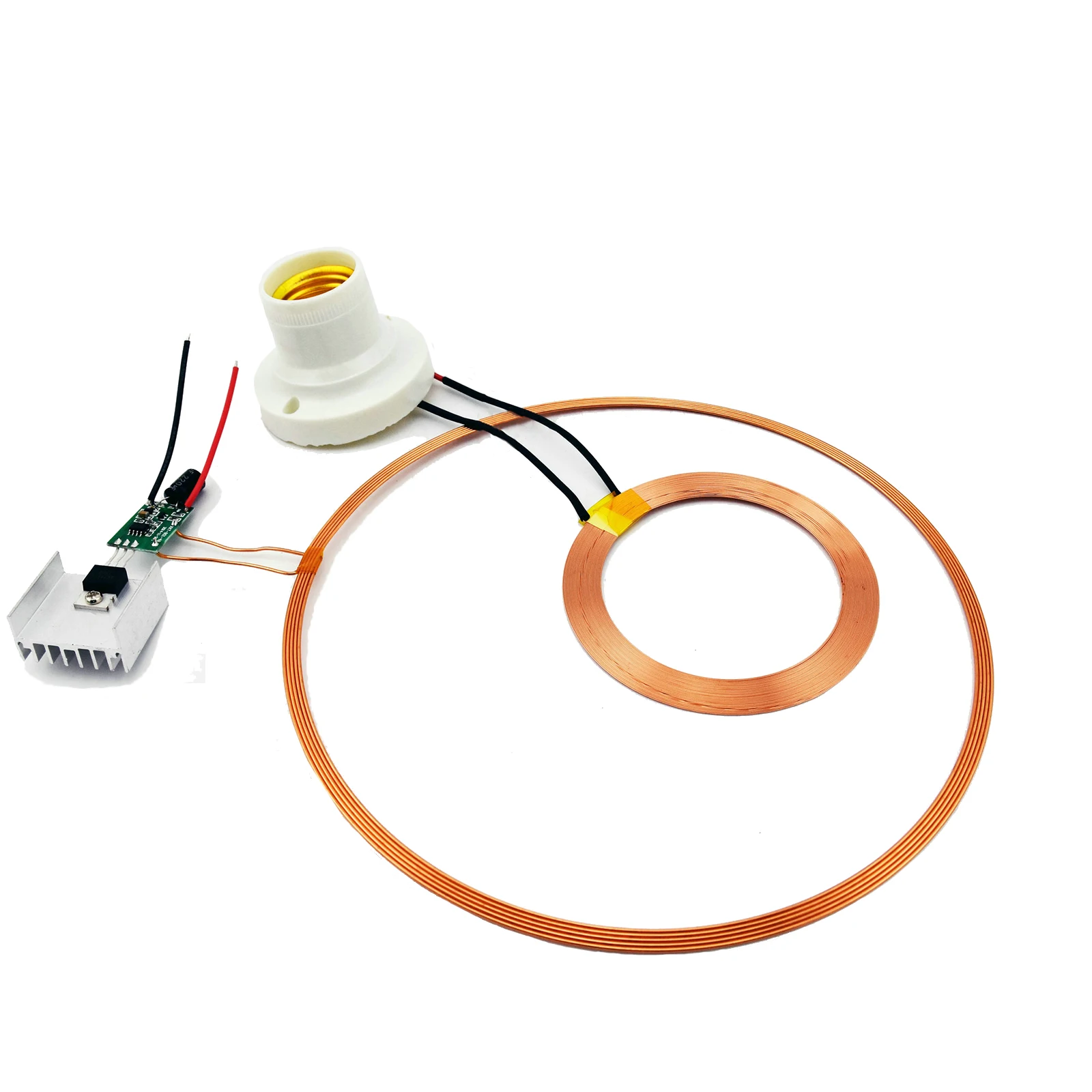 Taidacent 150mm Long Distance 24V Transmitter 220V 4W Bulb Receiver ...