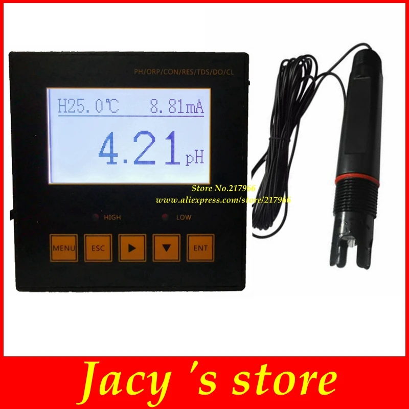 Industrial Online Ph Meter Ph Controller Online ORP Meter Acidity Meter ...