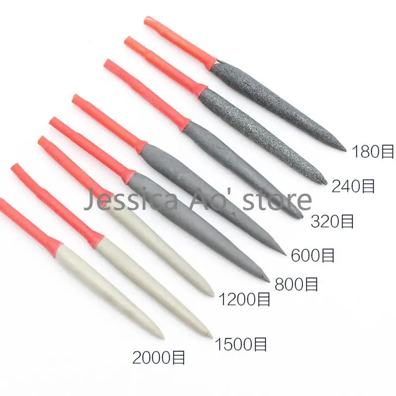 16pcs 180-2000grit Jade Carving Tools Sanding Head Bamboo Stick Jade ...
