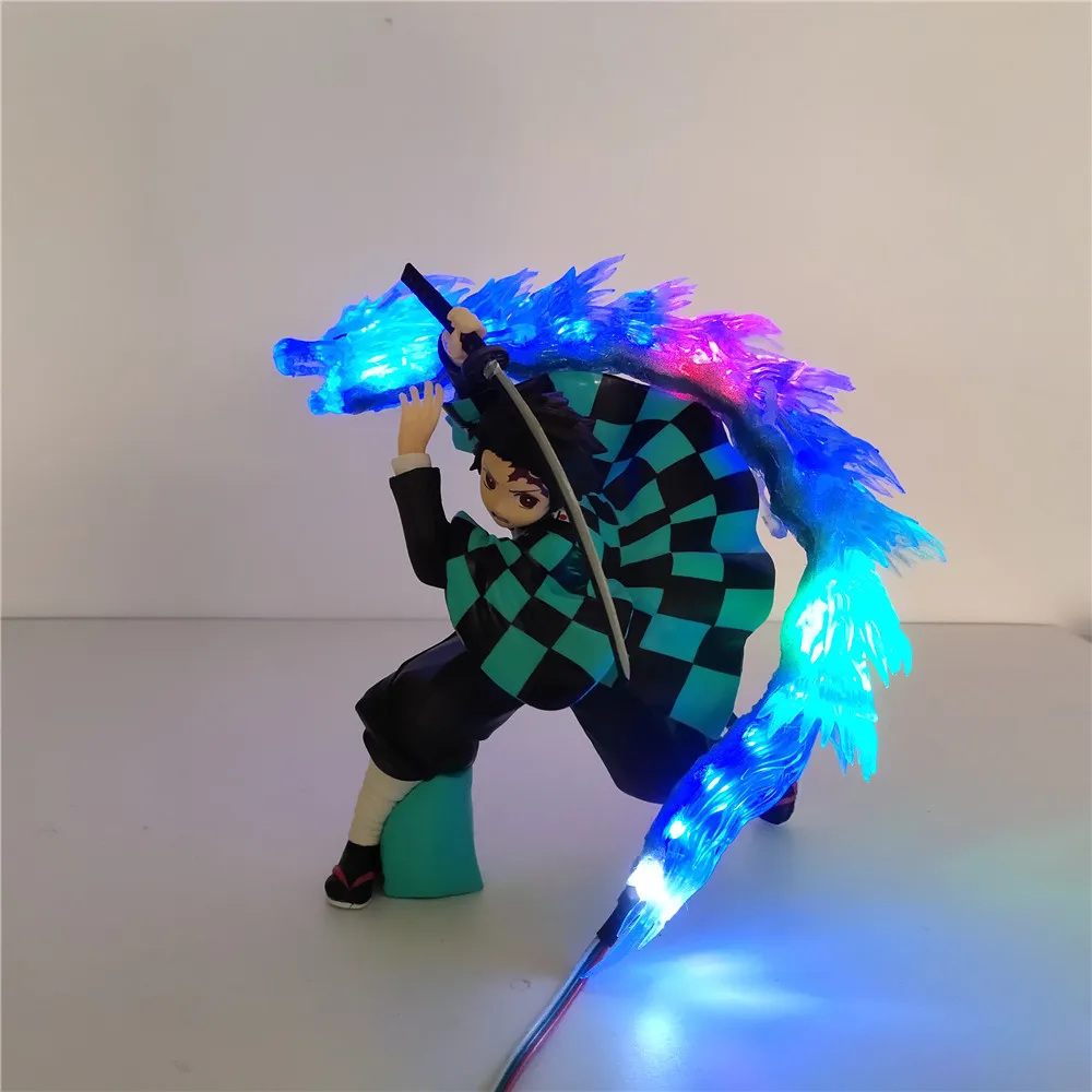 Demon Slayer LED Kamado Tanjirou Zenitsu Night Light Anime KUJI Lampara ...