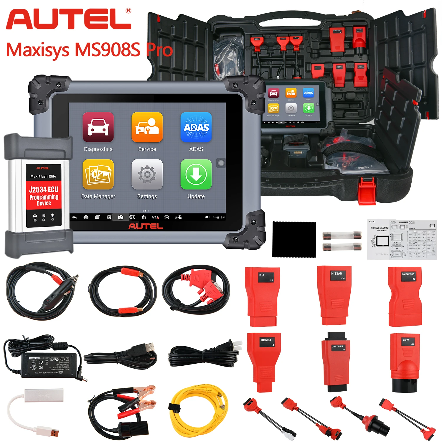 Autel-MaxiSys-MS908S-Pro-MS908SP-Auto-OBD2-Diagnostic-Conding-J2534-ECU ...