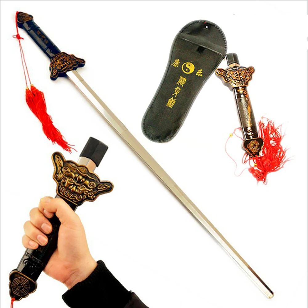 Contraction Stainless Steel Telescopic Sword Stage Performance Costume ...