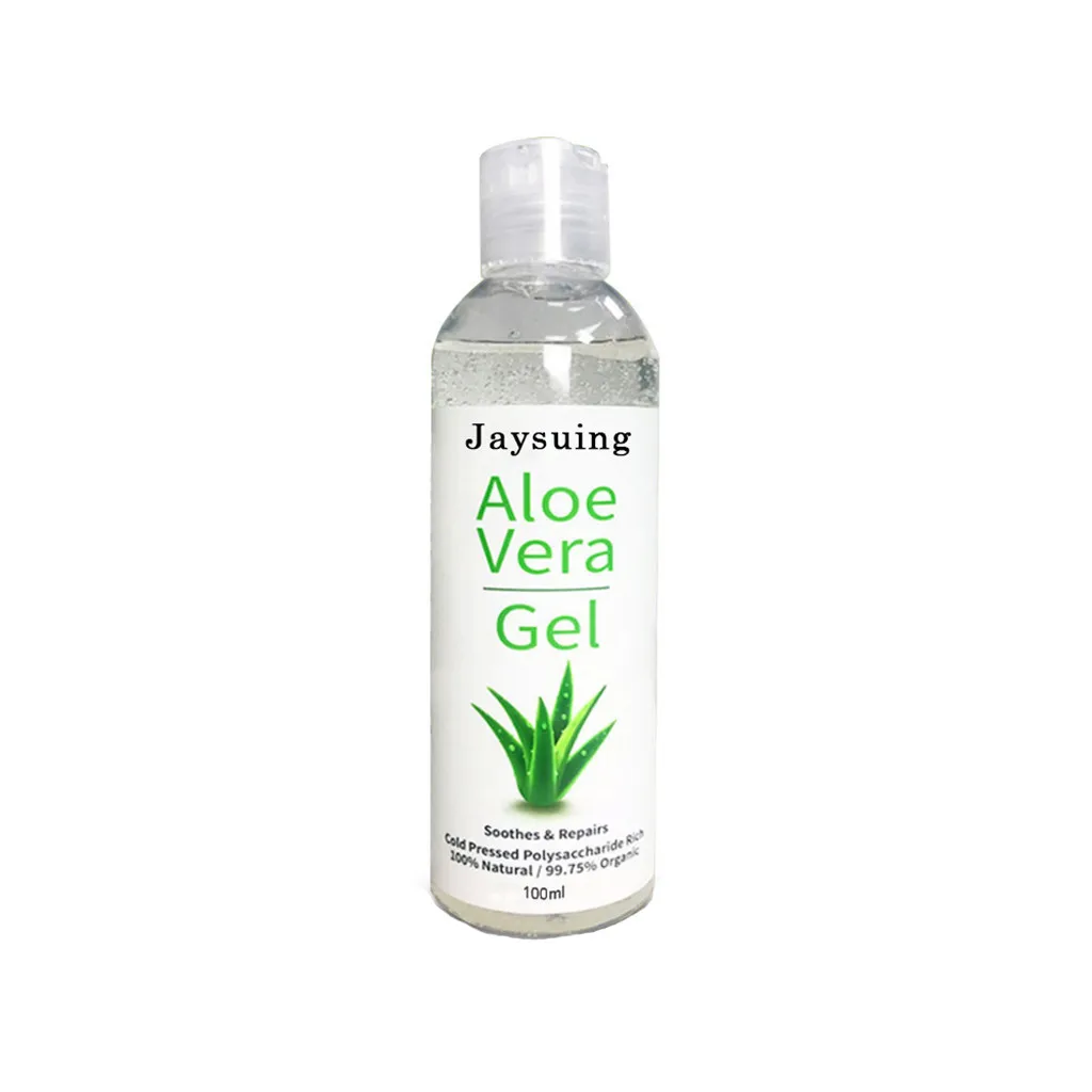 100ml 알로에 수딩 젤 알로에 베라 젤 스킨 케어 여드름 모이스춰 라이징 데이 크림 제거 썬 로션 알로에 젤 메이크업 도구