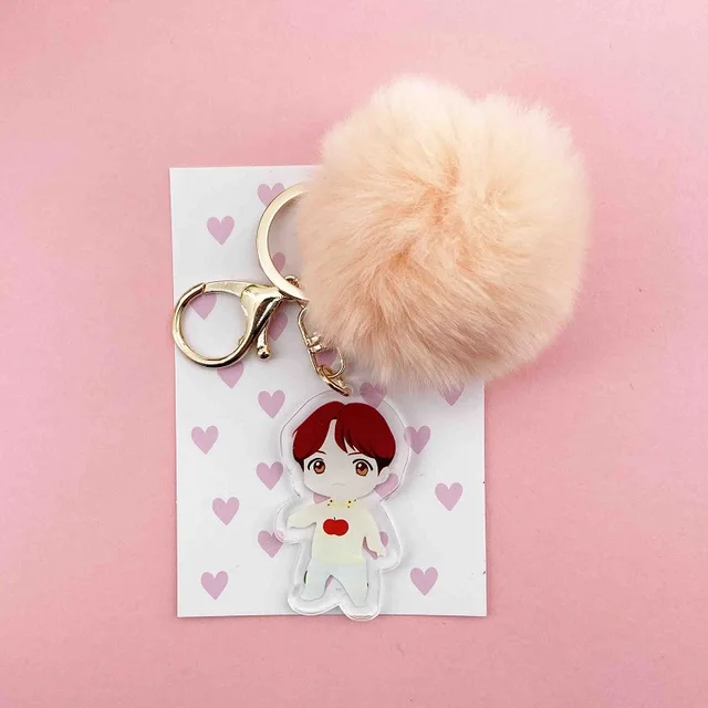 Buy BTS Group Official Kawaii Keychains | KpopHeart