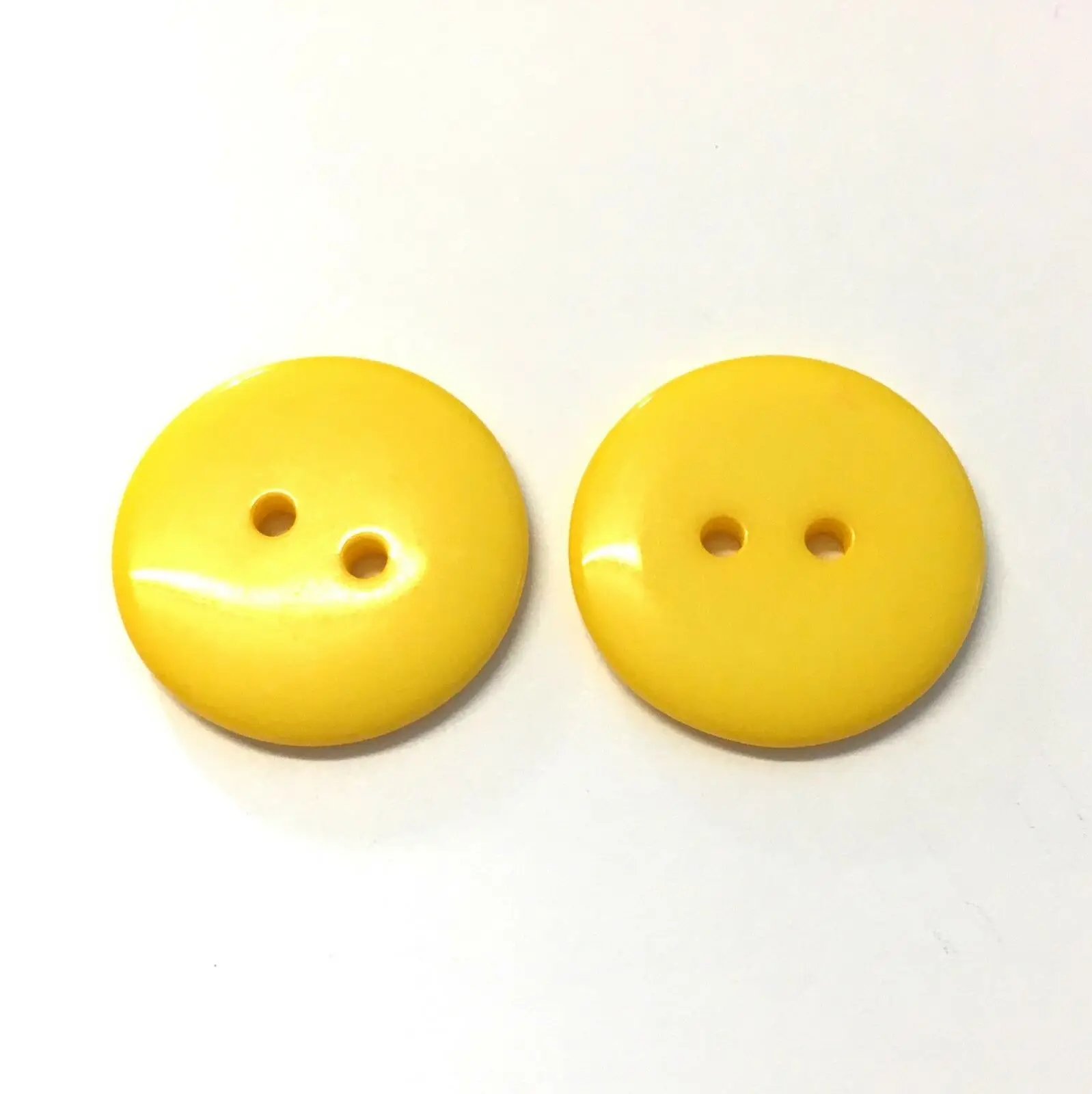 Yellow Sewing Button