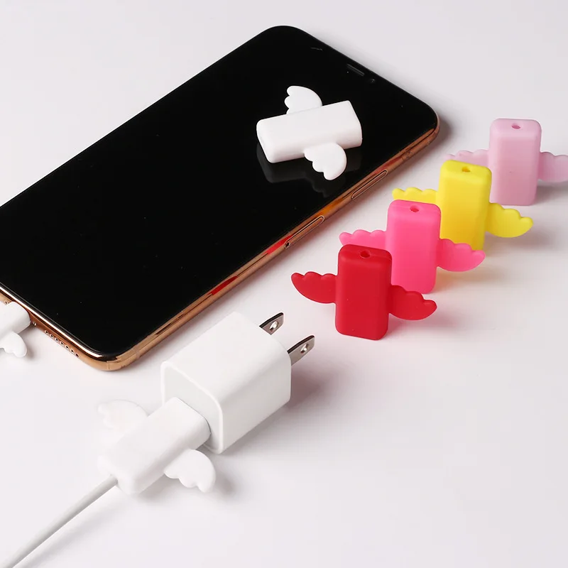 Protector de Cable de carga 2 en 1 para iPhone, funda protectora para ...