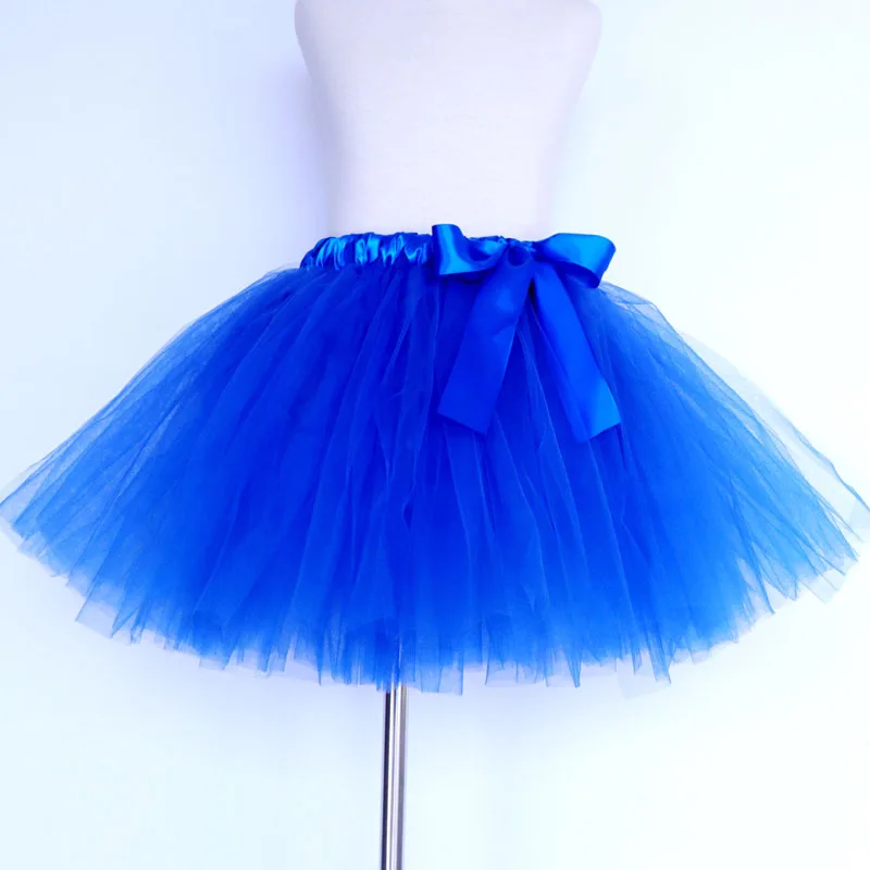 Sapphire falda de tul azul real para niños, para niña tutú, disfraz para bebé, vestido de bola ...