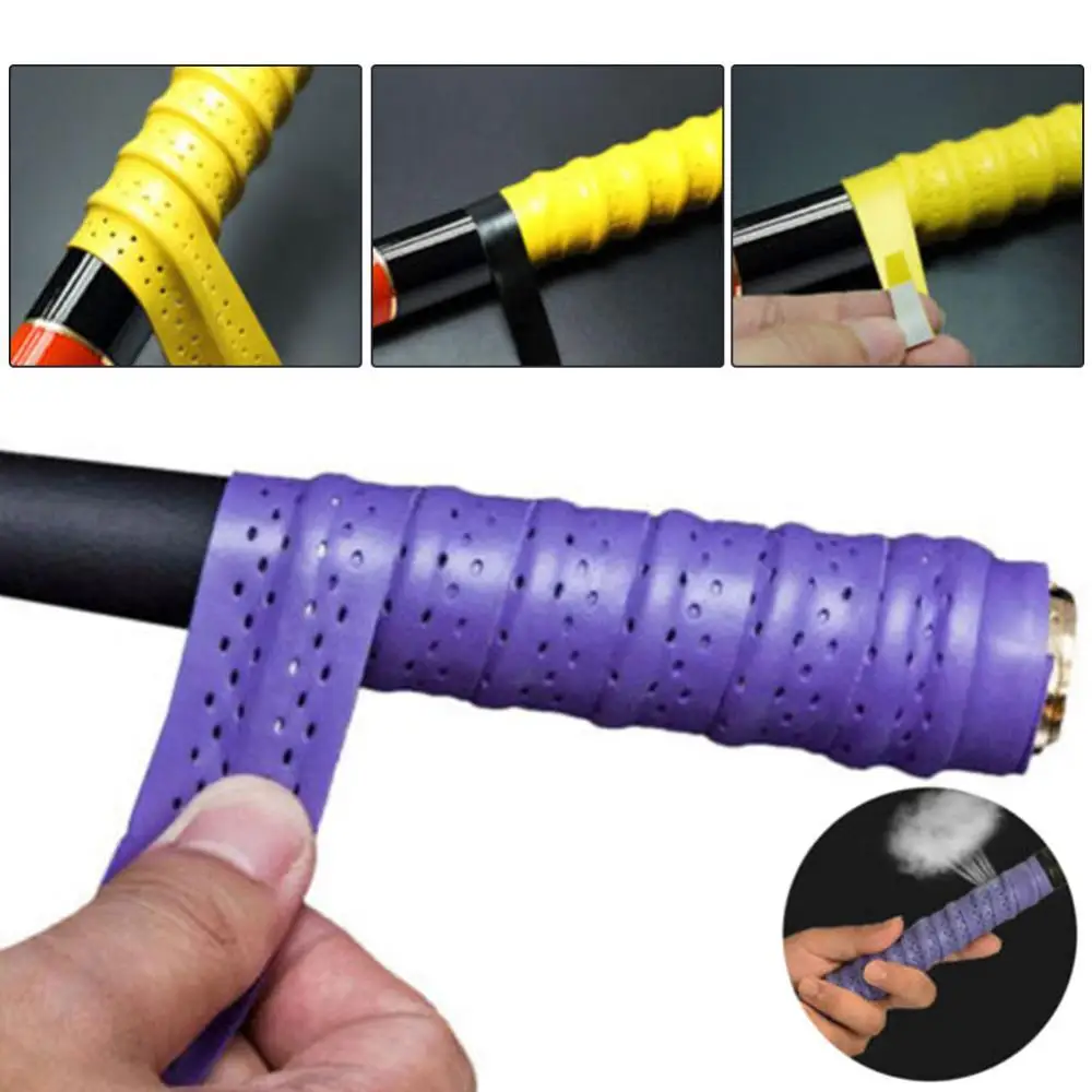 Anti-slip-Baseball-Badminton-Softball-Racket-Rubber-Handle-Grip-Wrap ...