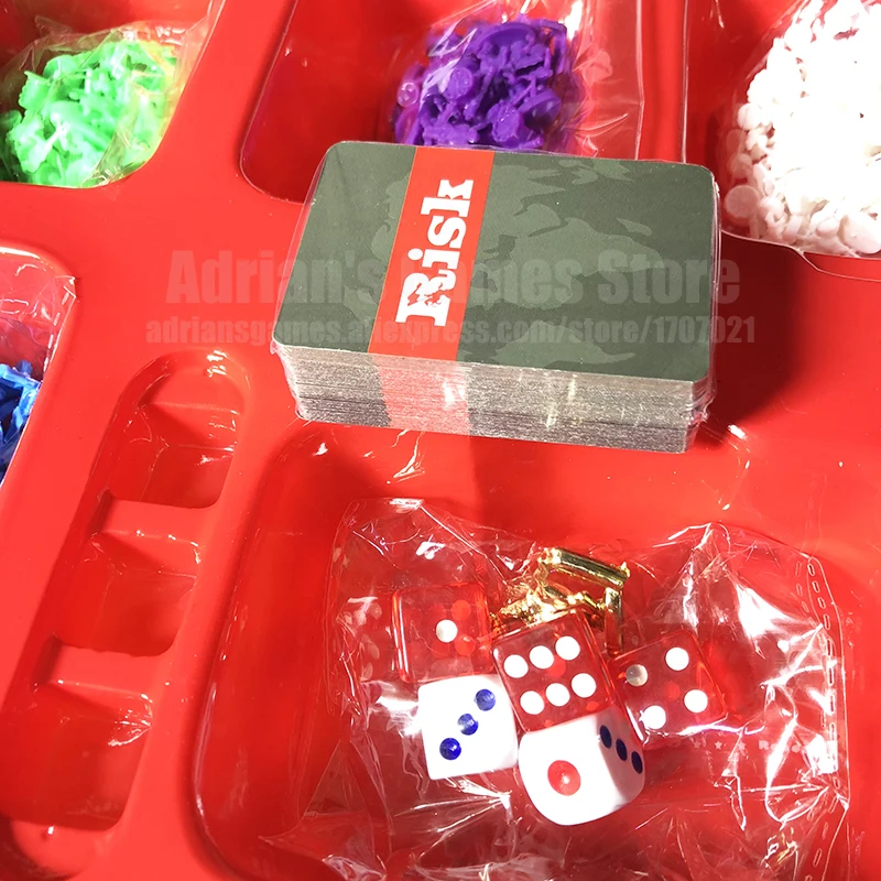 Classic RISK Board Games Global Domination Strategy Game English ...