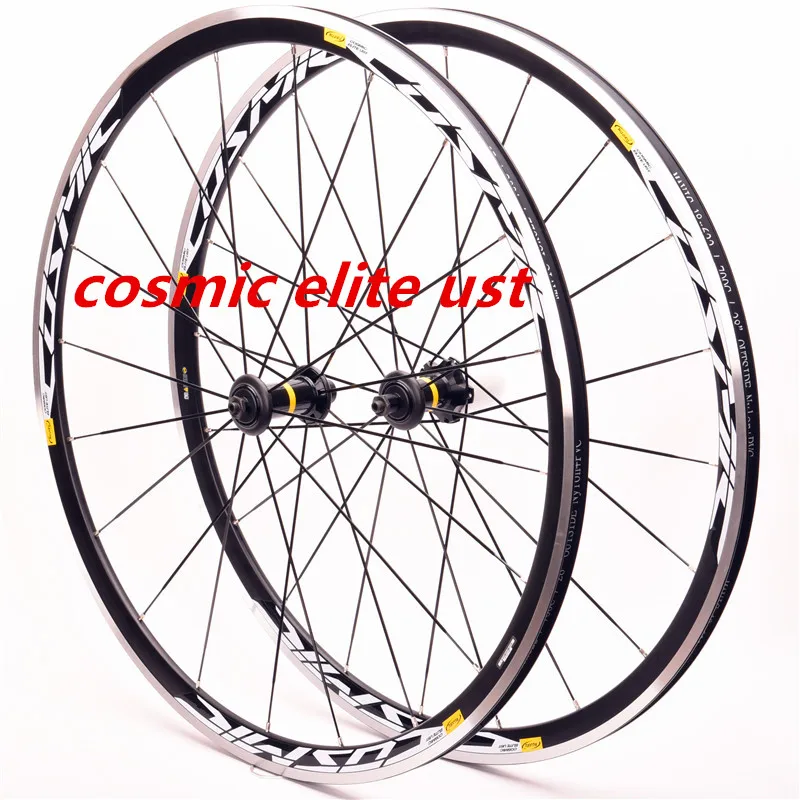 NEW 2018 Cosmic ELITE UST 700C Alloy Wheels Road Bicycle Bike Wheel V ...