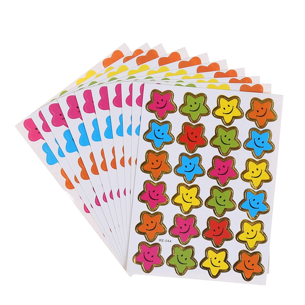 Star Smile Sticker Paper Stickers, Labels & Tags etna.com.pe