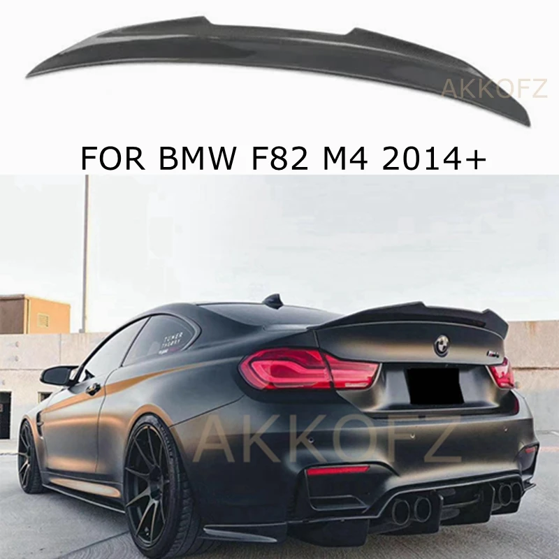 For-BMW-M4-F82-Coupe-PSM-style-carbon-fiber-Spoiler-Car-Rear-Boot-Lip ...