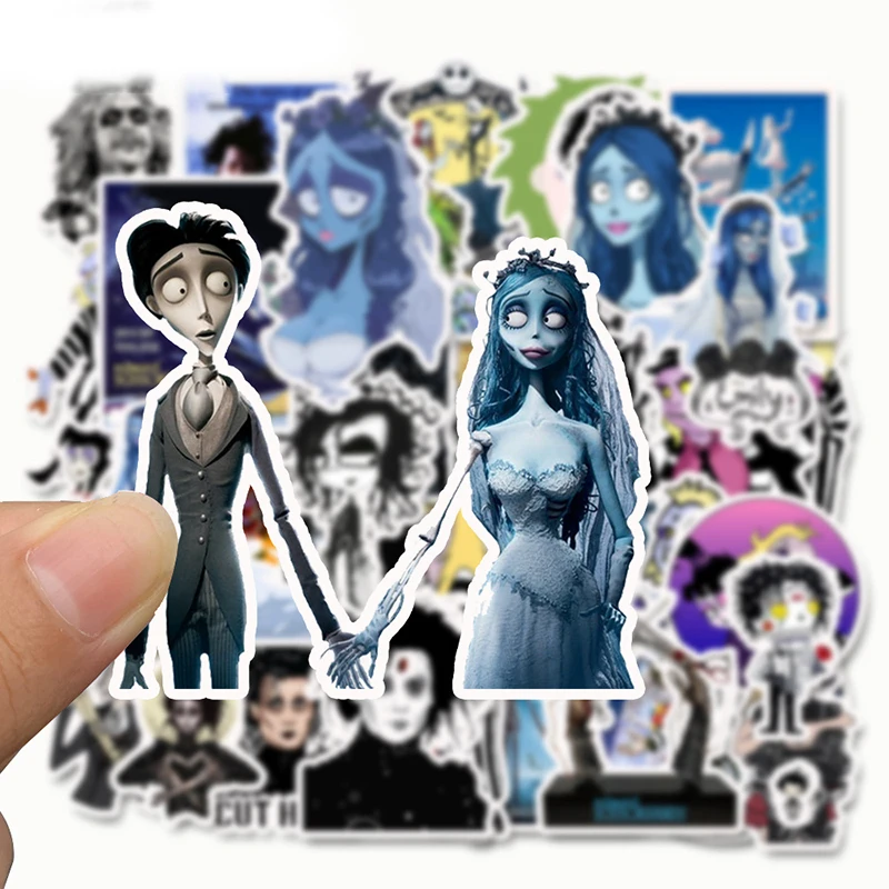 50pcs-Stickers-Tim-Burton-Classic-Movie-Edward-Scissorhands-Graffiti ...
