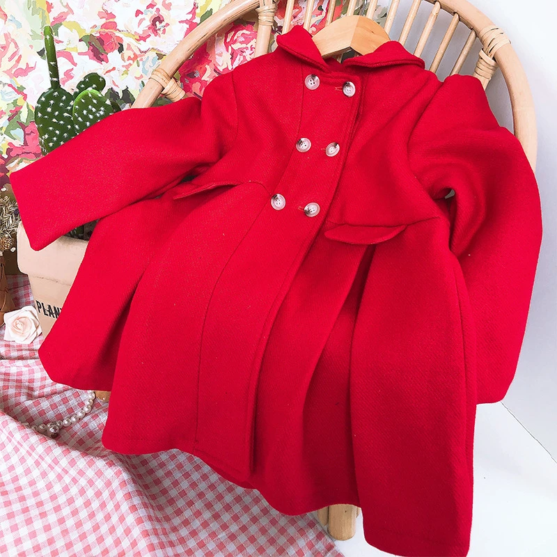 girls winter coats red christmas outfit boutiques kids jacket baby ...