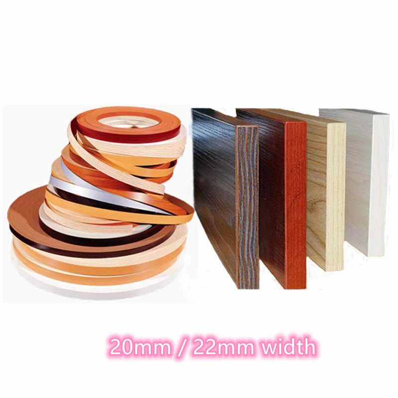 Preglued Edging PVC Edge Banding 20mm 22mm 10m for Wood Kitchen ...