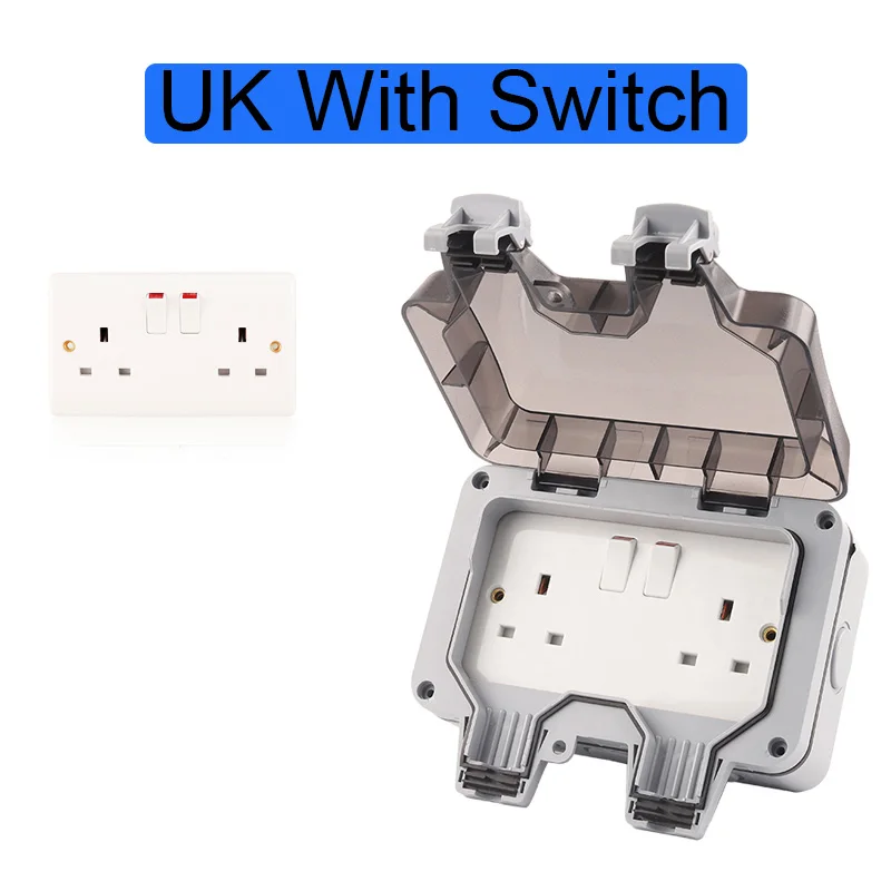 IP66-UK-Standard-Weatherproof-Waterproof-Outdoor-Wall-Power-Double-With ...