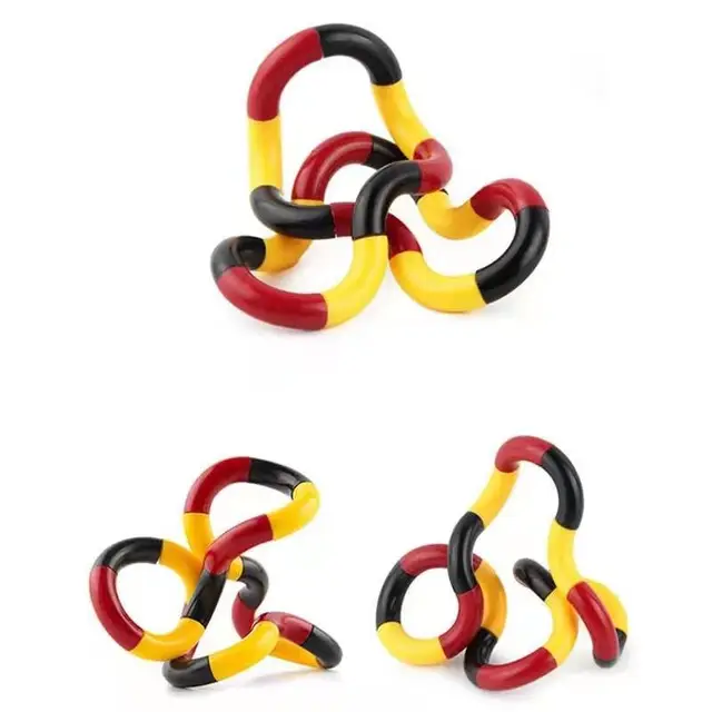 Twisted Ring Magic Fidget Magic Trick Rope Tangle Fidget Toy Creative ...