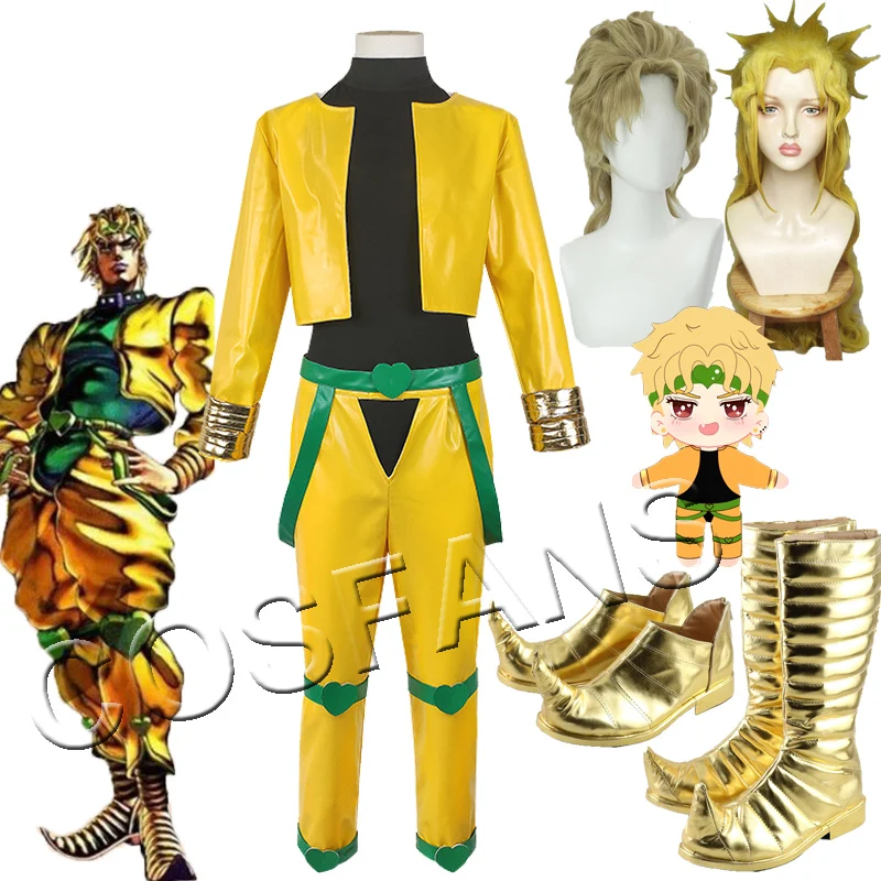 Anime Jojo‘s Bizarre Adventure Dio Brando Cosplay Costumes Top Pants ...