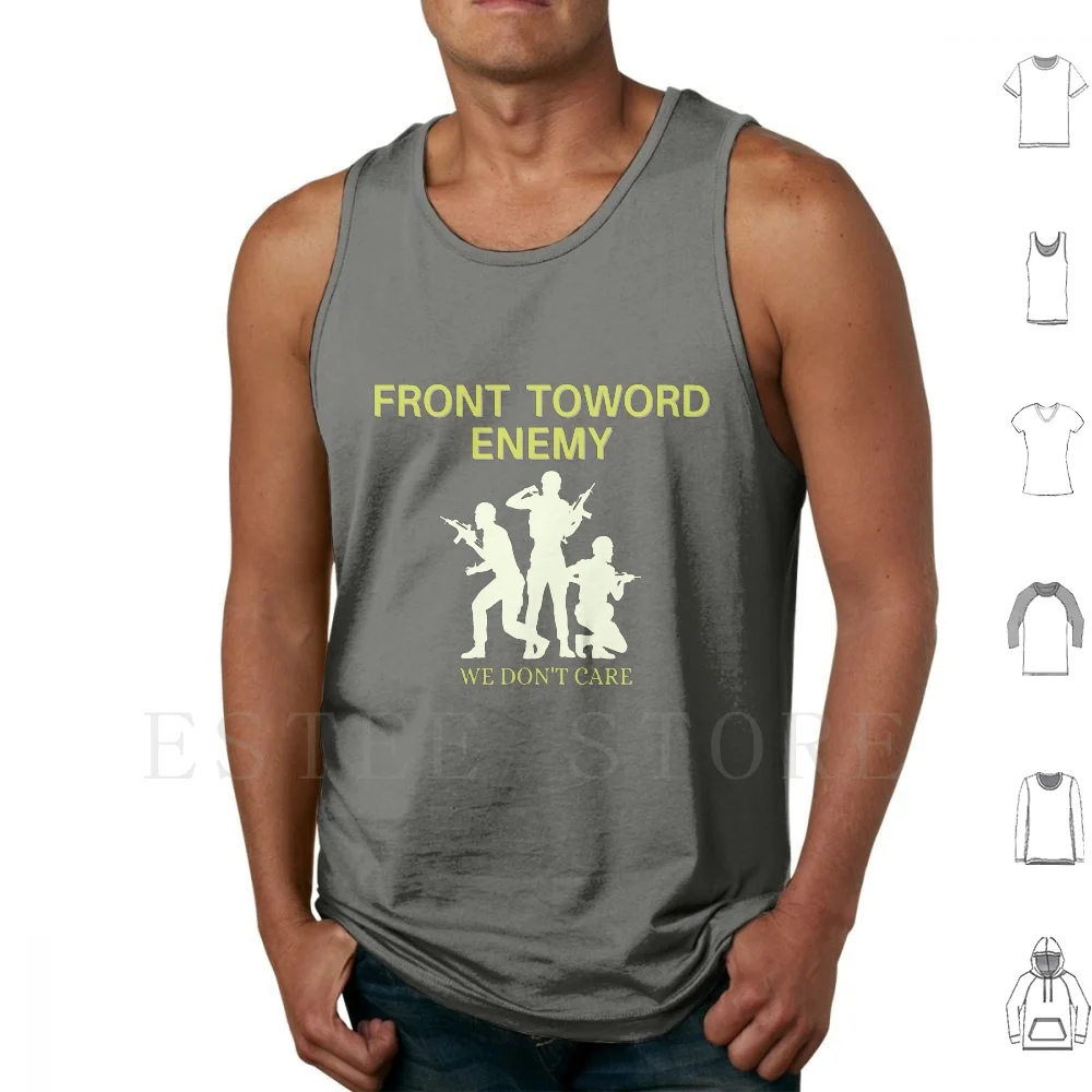 M18 Claymore Mine War Explosion Joke Front Toward Enemy Tank Tops Vest ...