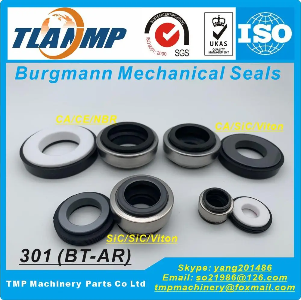 301 20 (BT AR 20) Rubber Bellow Mechanical Seals Equivalent to Burgmann BT AR , AESSEAL B01 ...