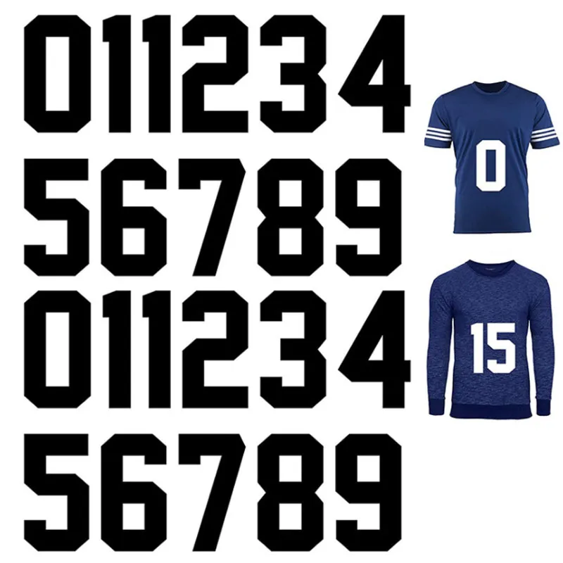 Football Jersey Number 0 Font