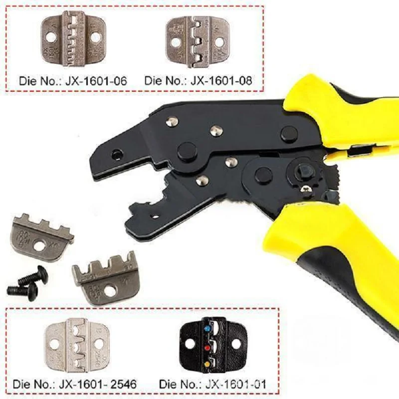 4 IN 1 Multi gauge Wire Crimpling Pliers Set Erminal Crimper Tool Kit ...