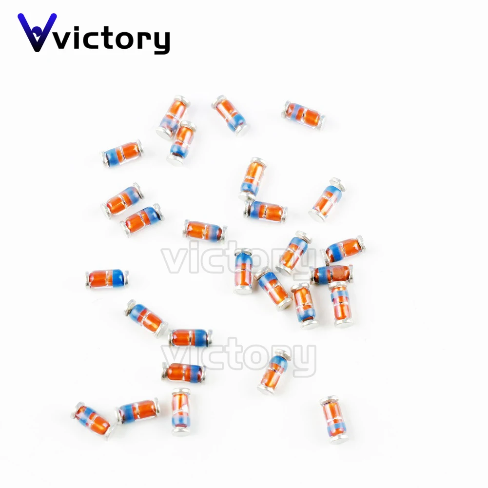 50PCS SMD Zener Diode 1W ZM4728 ZM4742A ZM4744 ZM4753A ZM4733 ZM4727 ...