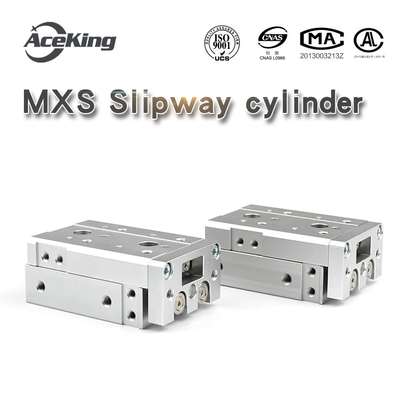 pneumatic guide linear precision biaxial sliding table cylinder HLS ...