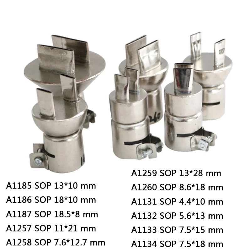 A1259b A1134b Smd Sop Series Bga Nozzle For 850 852 Hot Air Soldering ...