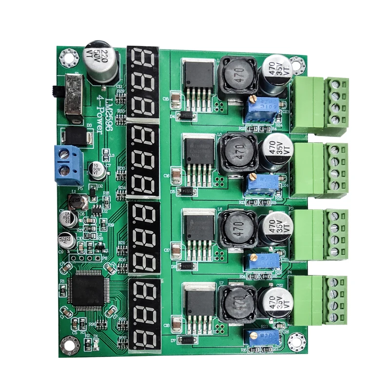 LM2596 multi-channel switching power supply four-channel digital ...