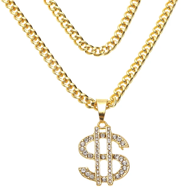 Gold Chain Money Sign
