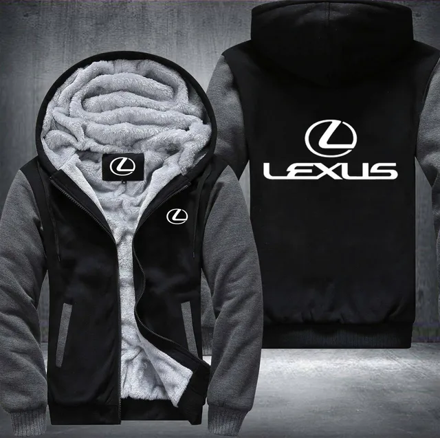 Men Hoodies Lexus Sweatshirts Zipper Coat Autumn Winter Casual ...