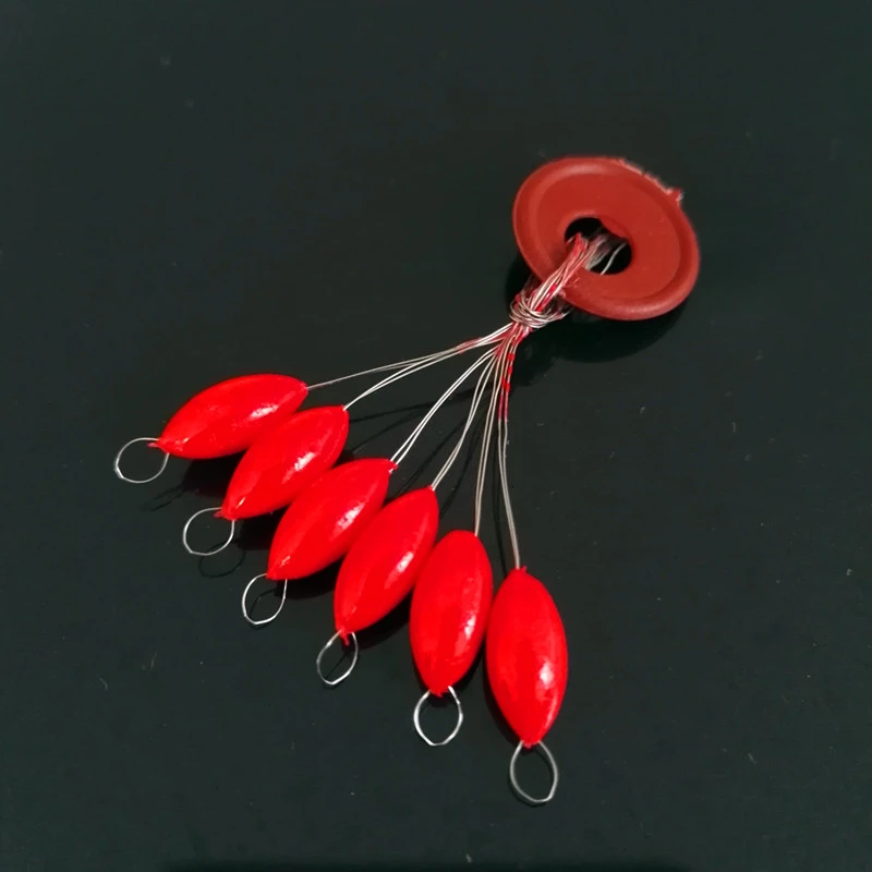 90pcs (15packs) Small Self Threading Micro Fishing Floats Large Medium ...