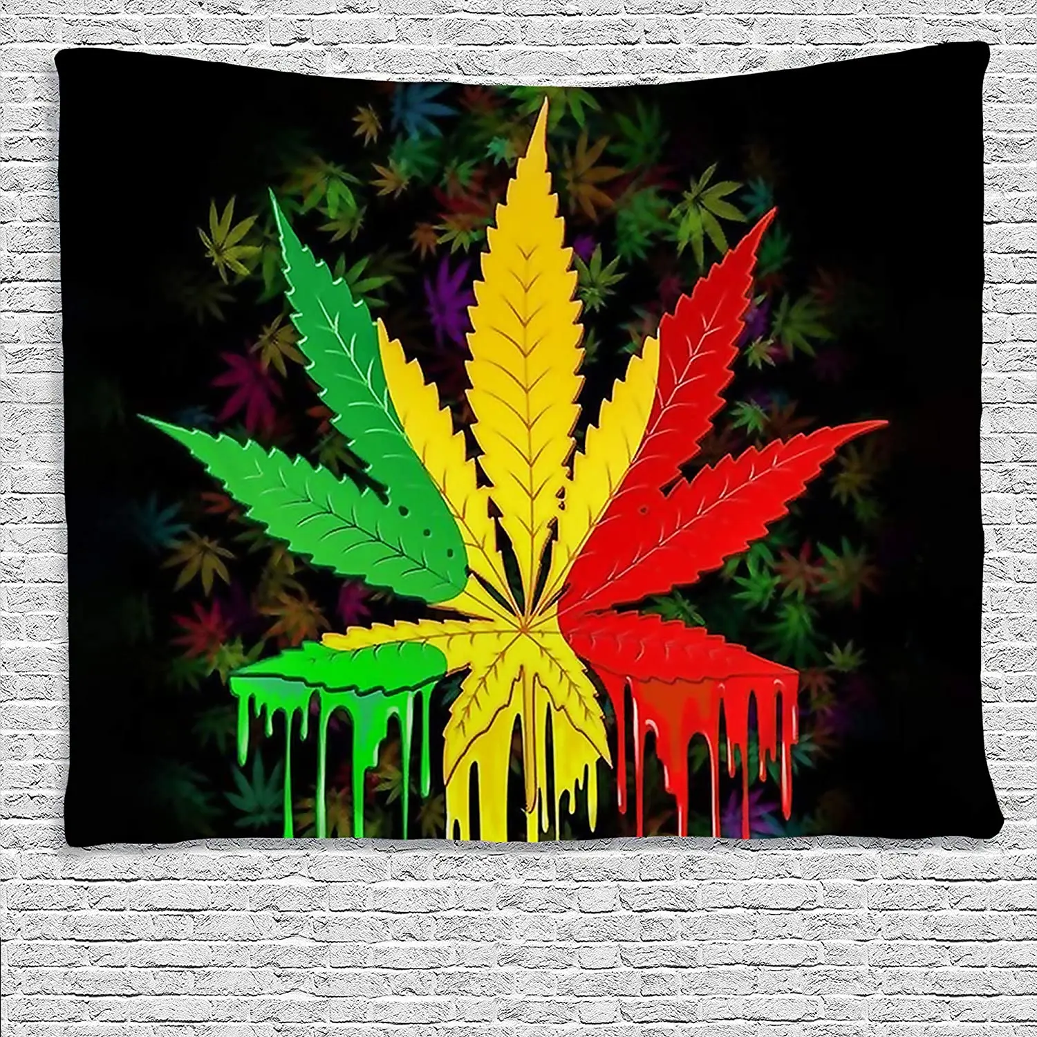 Rasta Pot Leafs