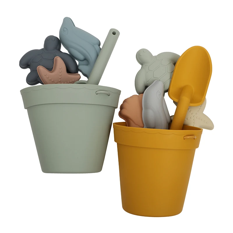 Summer-Beach-Toys-for-Kids-Soft-Silicone-Sandbox-Set-Beach-Game-Toy-for ...