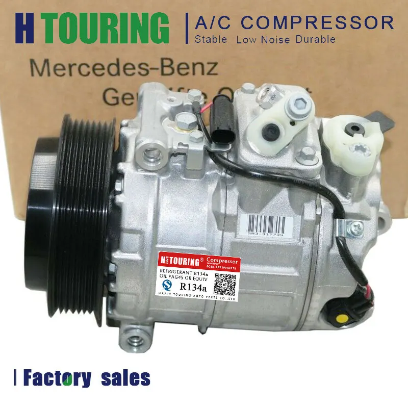 Ac Compressor For Mercedes-benz E-class E200 W211 S211 M271 2002 ...
